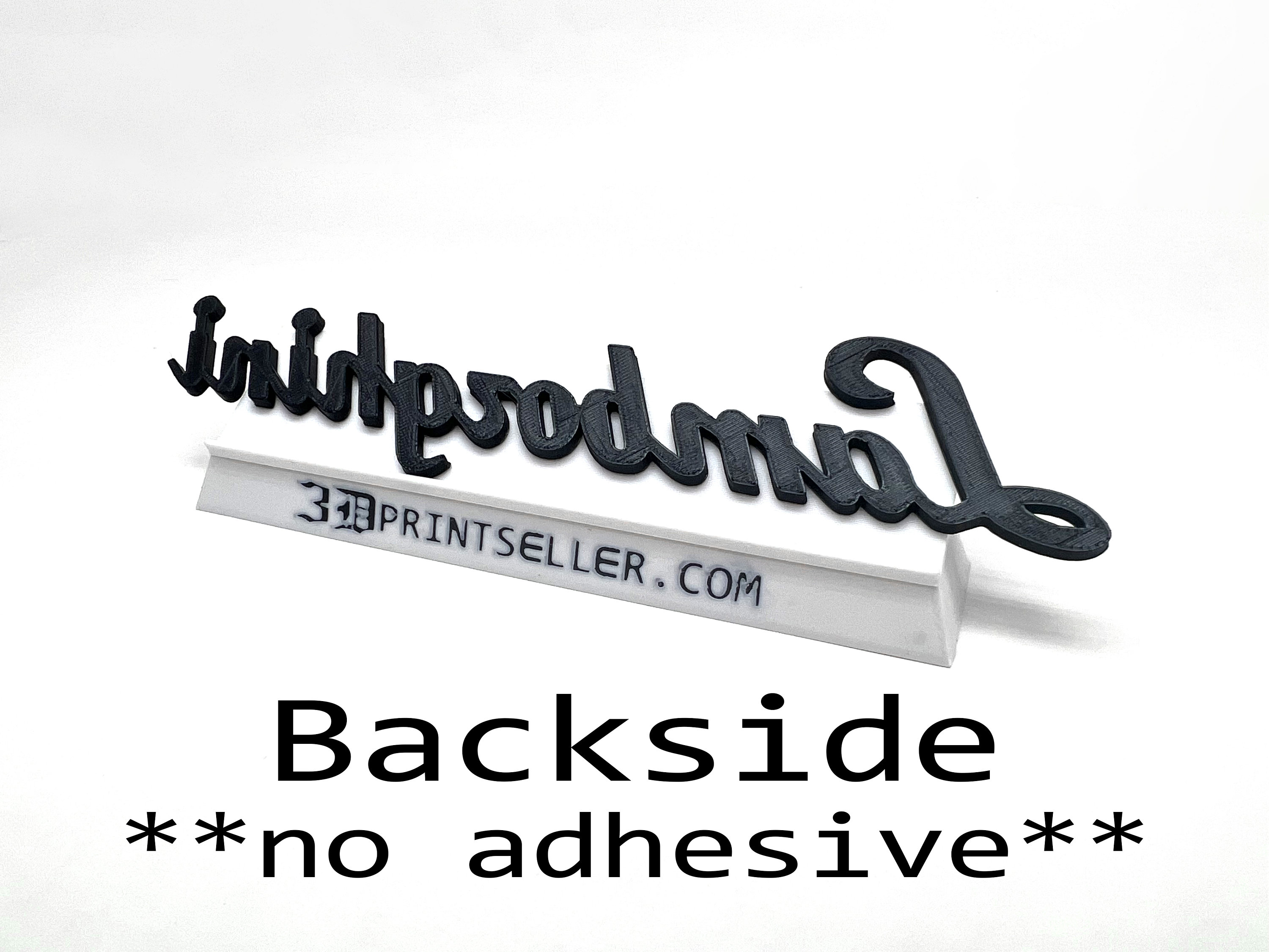 Lamborghini Script Emblem - Etsy