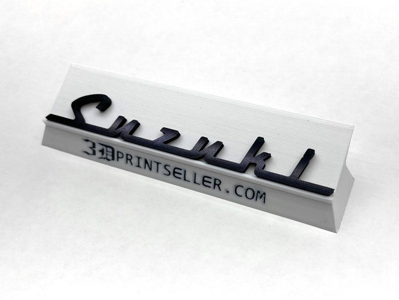 Suzuki Vintage Script EMBLEM - Etsy