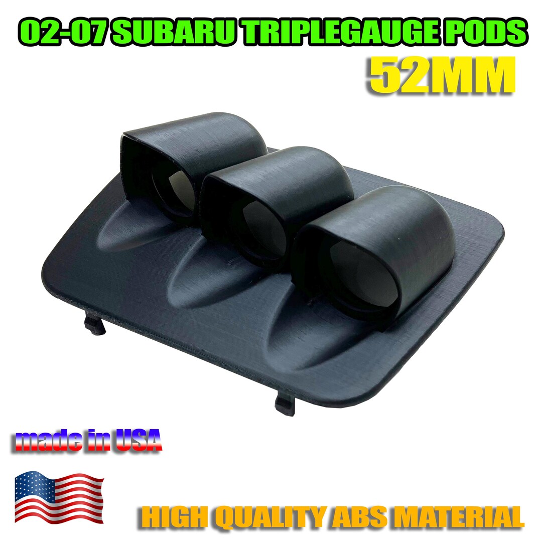 02-07 Subaru Impreza WRX STI Center Gauge Pods - TRIPLE Gauge Pods - Etsy