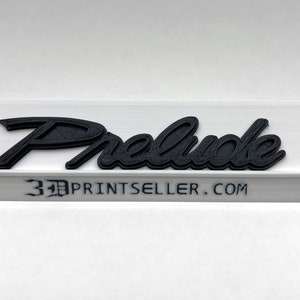 Honda Prelude Script Vintage Emblem - Etsy