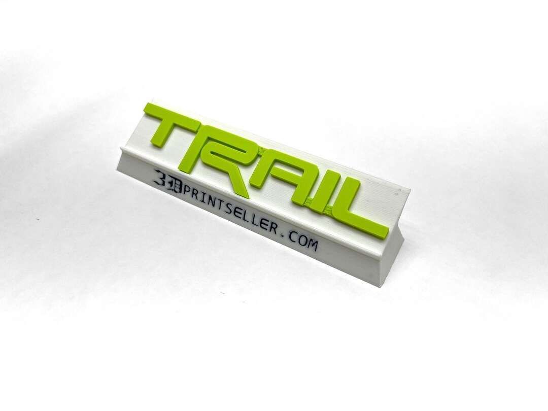 Toyota TRD TRAIL Emblem - LIMEGREEN - Etsy