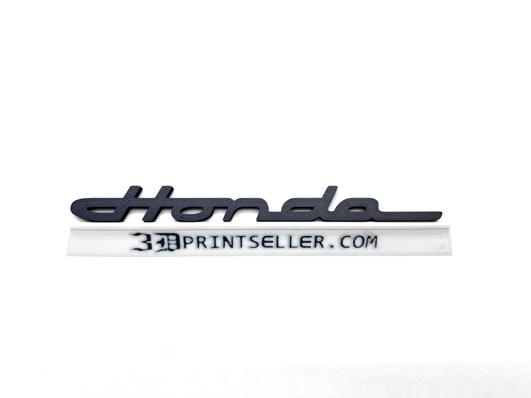 Vintage Script HONDA EMBLEM - 2 PACK - No Adhesive - Etsy