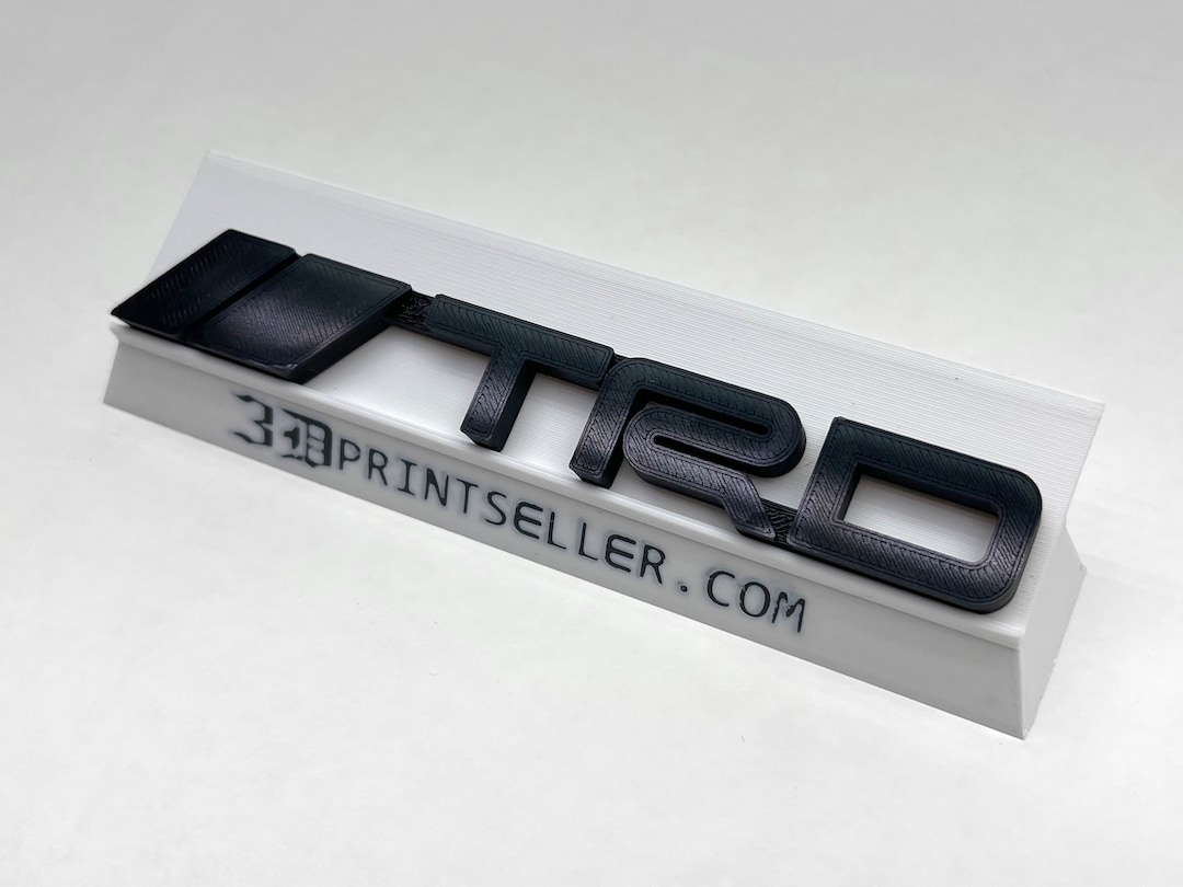Toyota TRD Emblem FLAT - Etsy