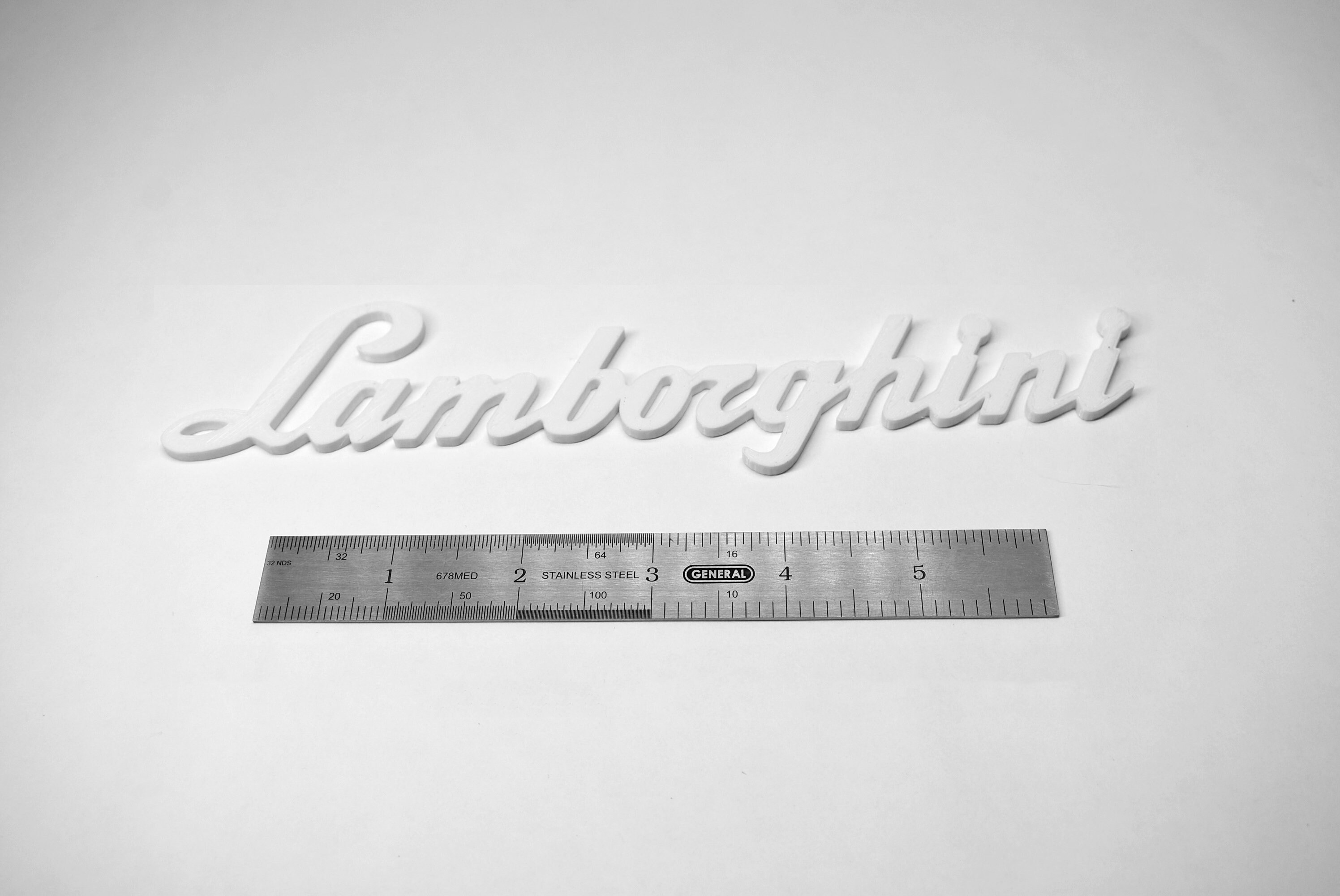 Lamborghini Script Emblem - Etsy