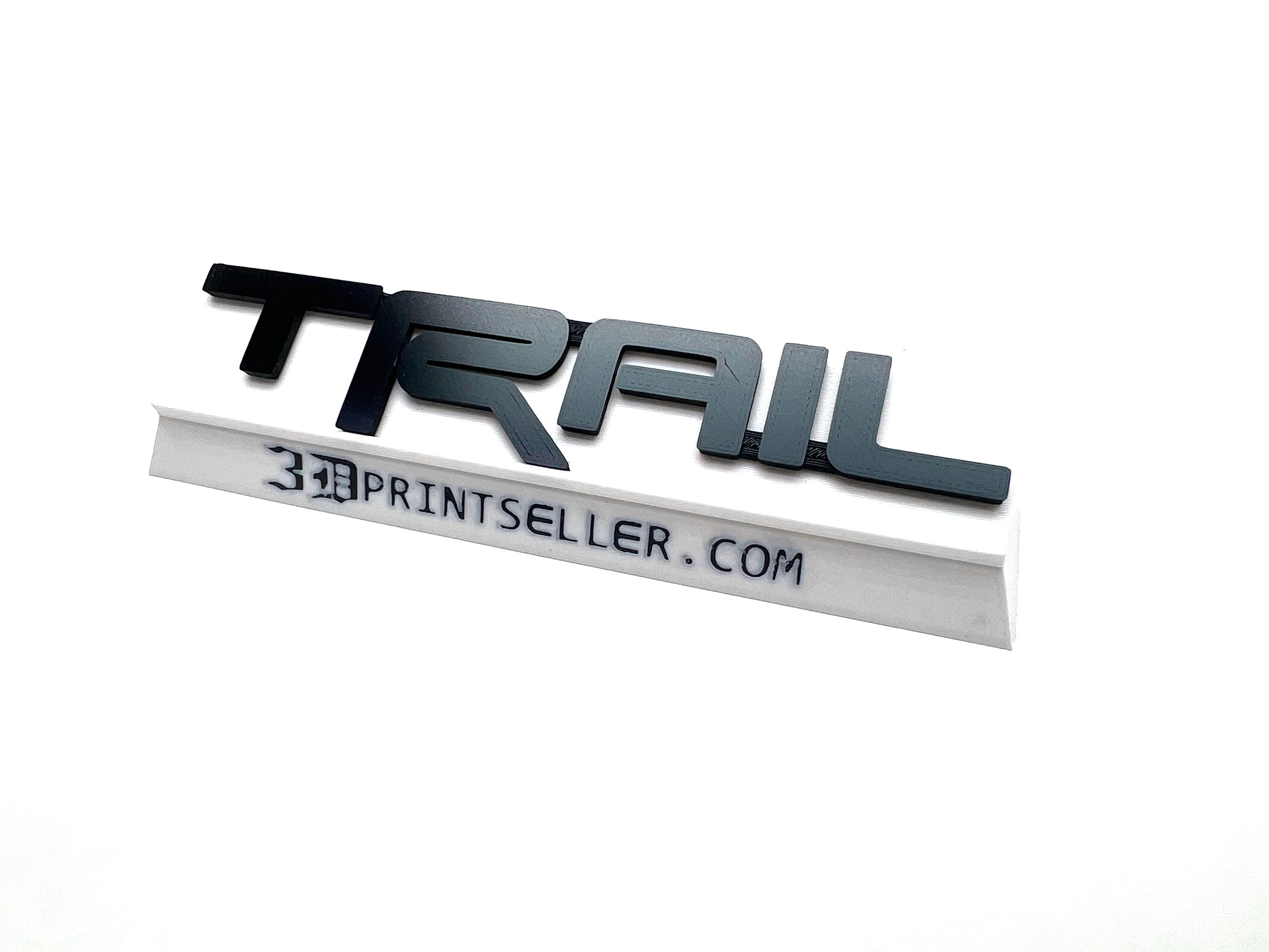Toyota TRD TRAIL Emblem - 2 PACK - No Adhesive - Etsy