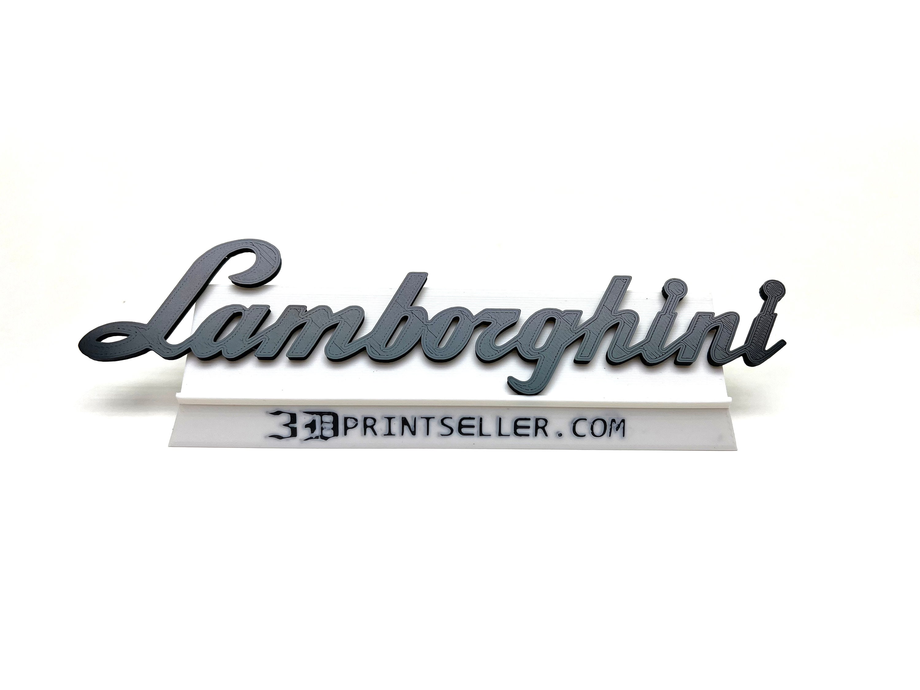 Lamborghini Script Emblem - Etsy