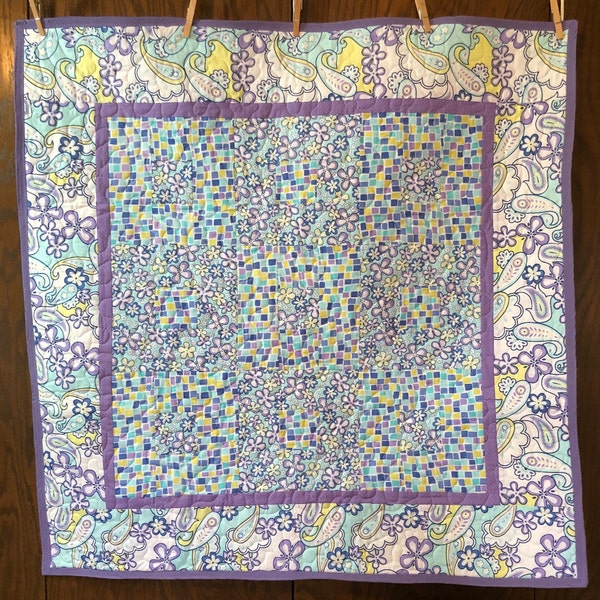 Aqua Quilt - Etsy