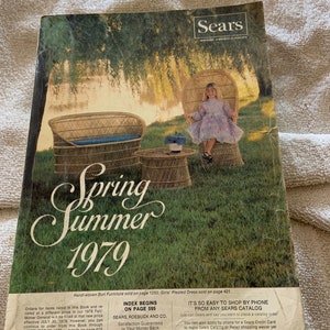 1979 Vintage Sears Spring and Summer Catalog - Etsy