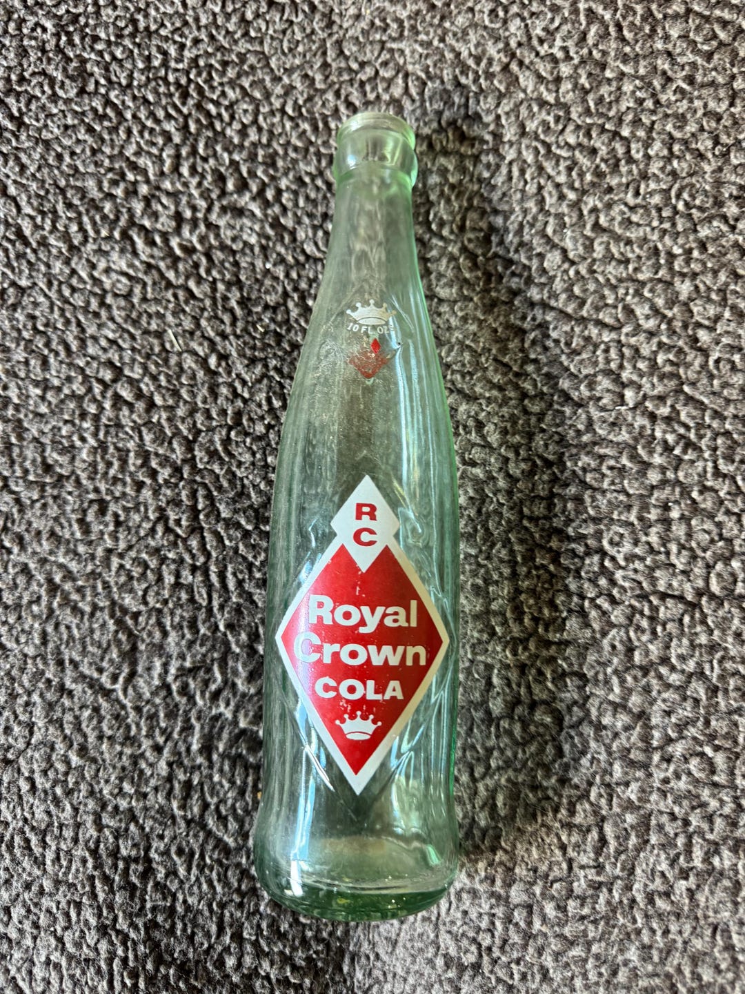 Vintage Royal Crown Diamond Soda Bottle - Etsy