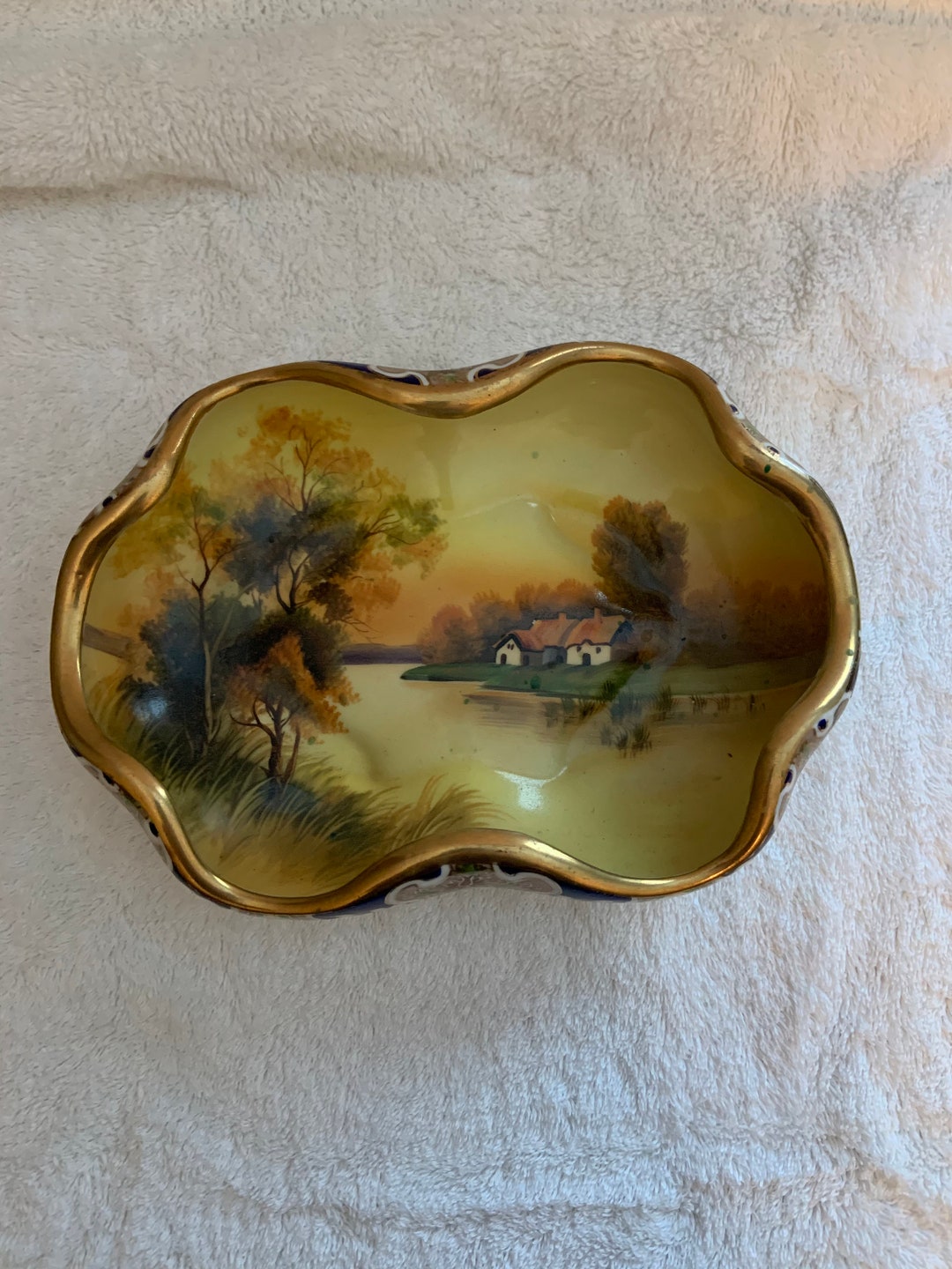 Antique Hand Painted Nippon Bowl - Etsy