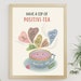 Positivity Affirmation Poster, Positivi-tea Therapy Office Decor ...