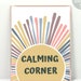 Calming Corner Poster, Calm Down Corner Therapy Office Decor, Mental ...