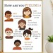Feelings Poster, Calming Corner, Emotions Mental Health Poster Therapy ...