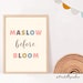 Maslow Before Bloom Poster, Therapy Office Decor, School Psychologist ...