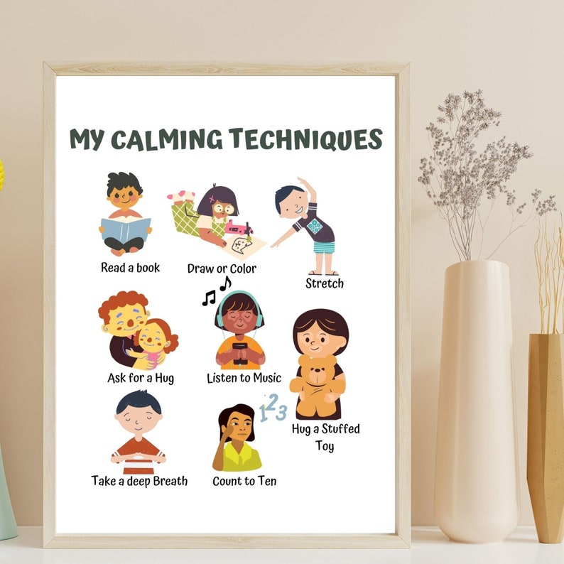 Therapy Office Decor Set of 25 Calm Corner Bundle School - Etsy