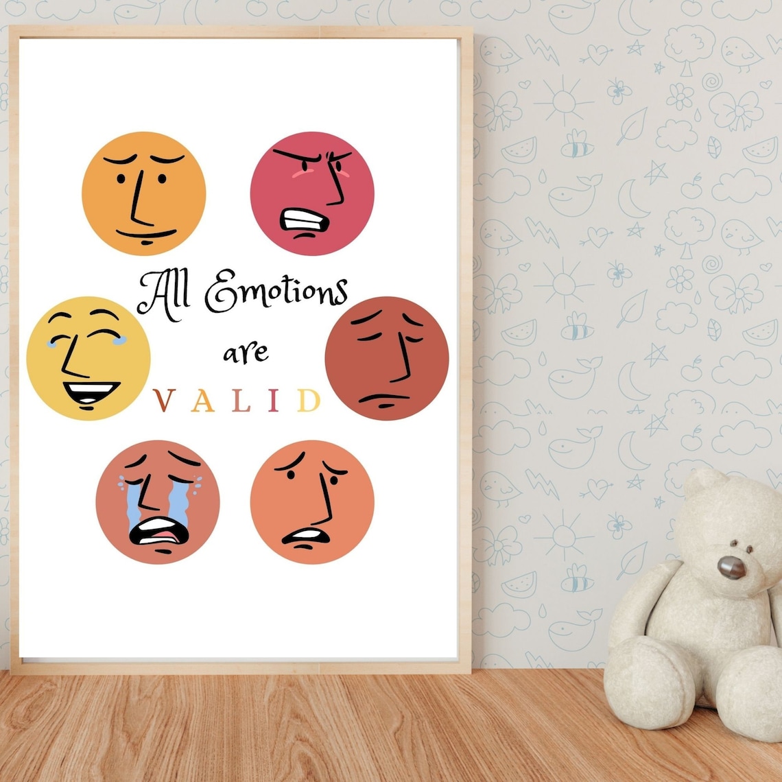 Printable Calming Techniques for Kids, Set of 3 Prints, Calm Corner ...