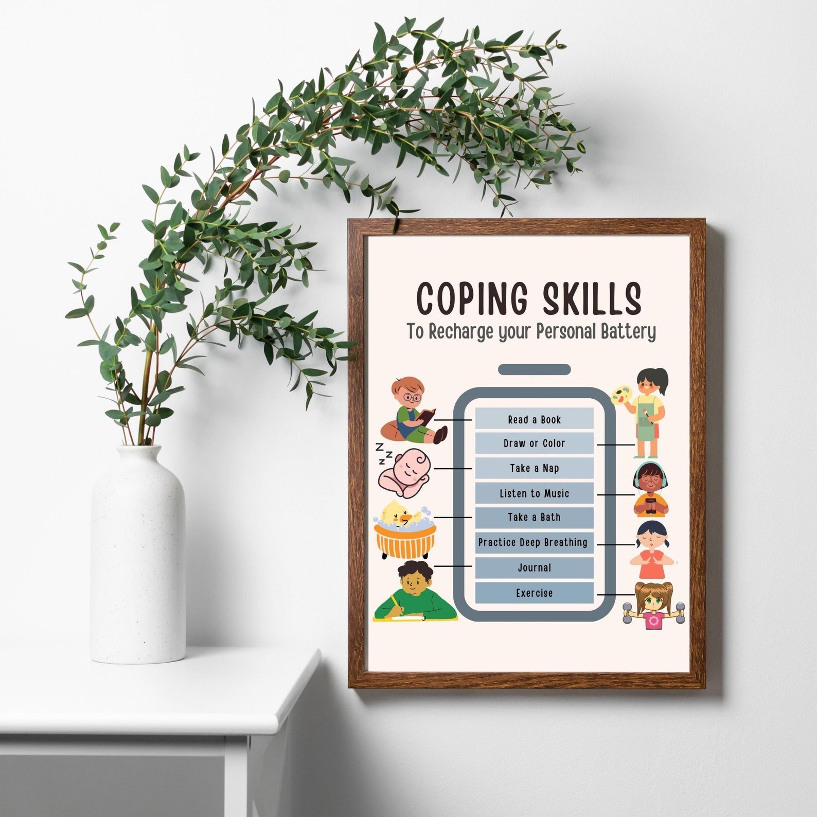Coping Skills for Stress Relief, Calming Strategies, Self Care Therapy ...