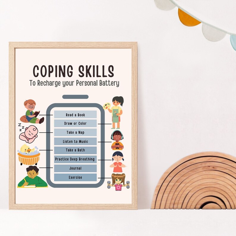 Coping Skills for Stress Relief, Calming Strategies, Self Care Therapy ...