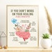 Healing Brain Art Poster, Therapy Office Decor, If You Don't Work on ...