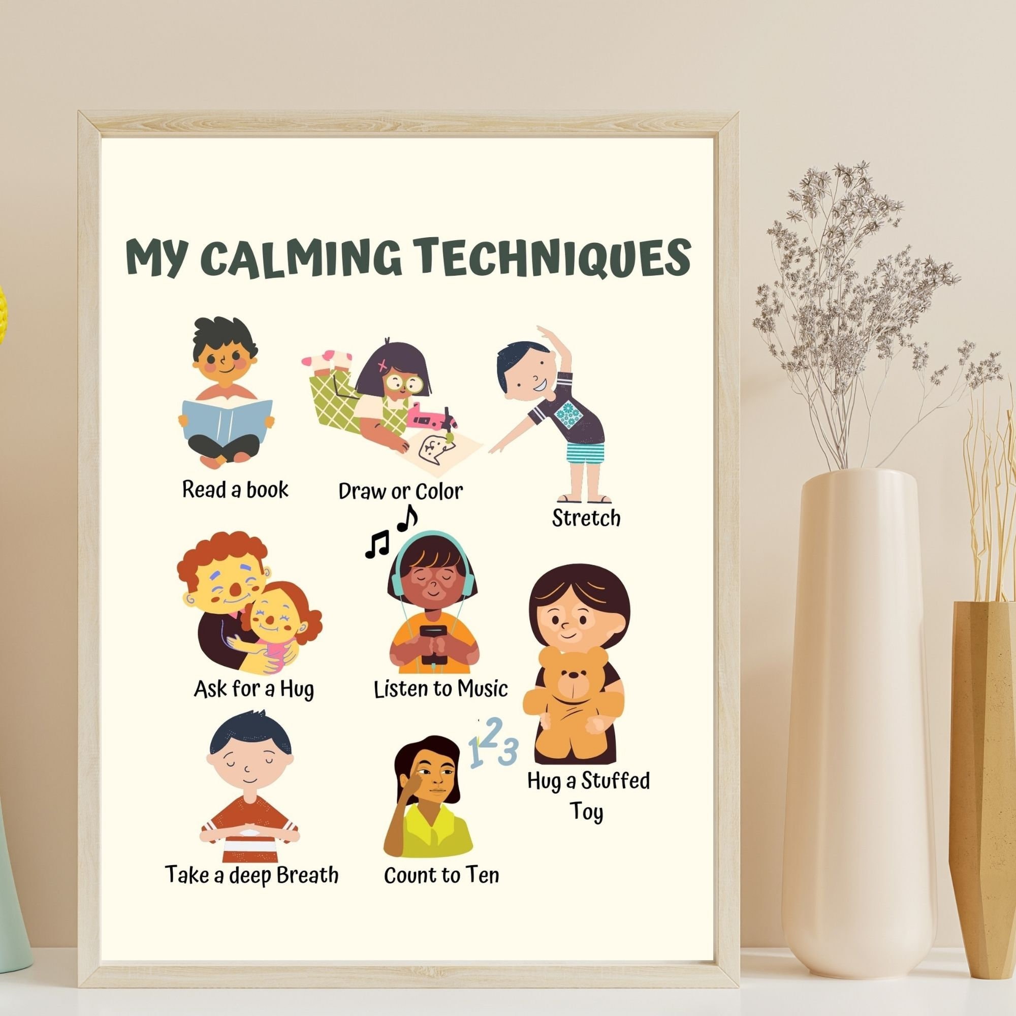 16 Calming Corner Posters Therapy Office Decor Counseling - Etsy