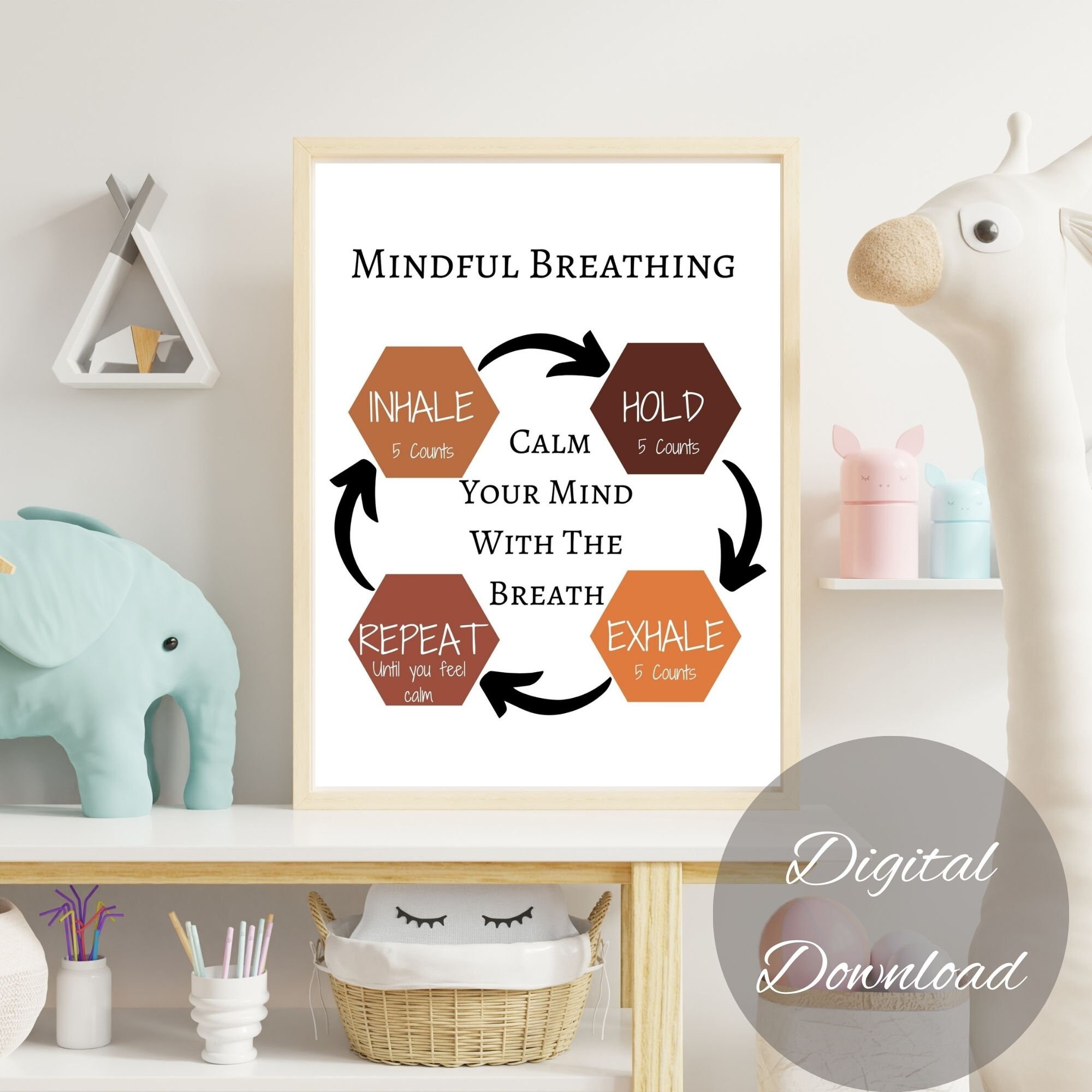 Calming Corner Strategies Posters Kit for Kids Set of 6 - Etsy
