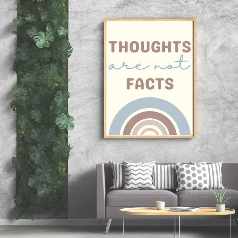 Anxiety Coping Skills Therapy Office Decor Set of 8 - Etsy