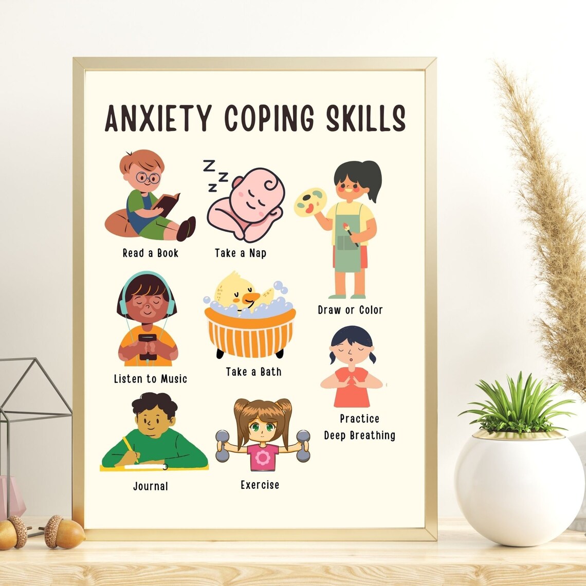 Anxiety Coping Skills Anxiety Relief Therapy Poster - Etsy
