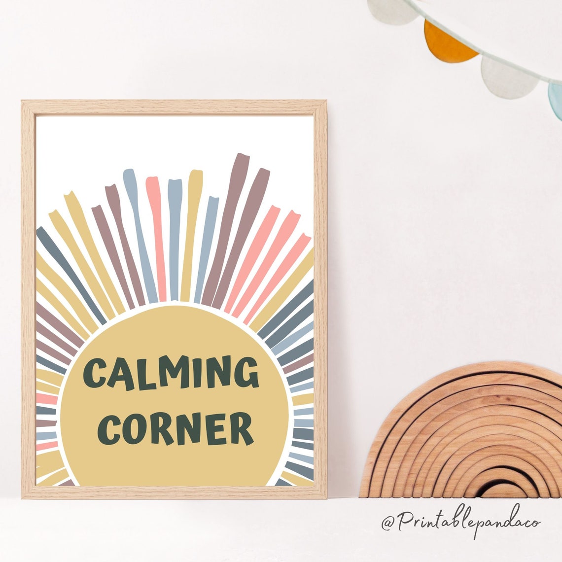 Calming Corner Poster Calm Down Corner Therapy Office Decor - Etsy