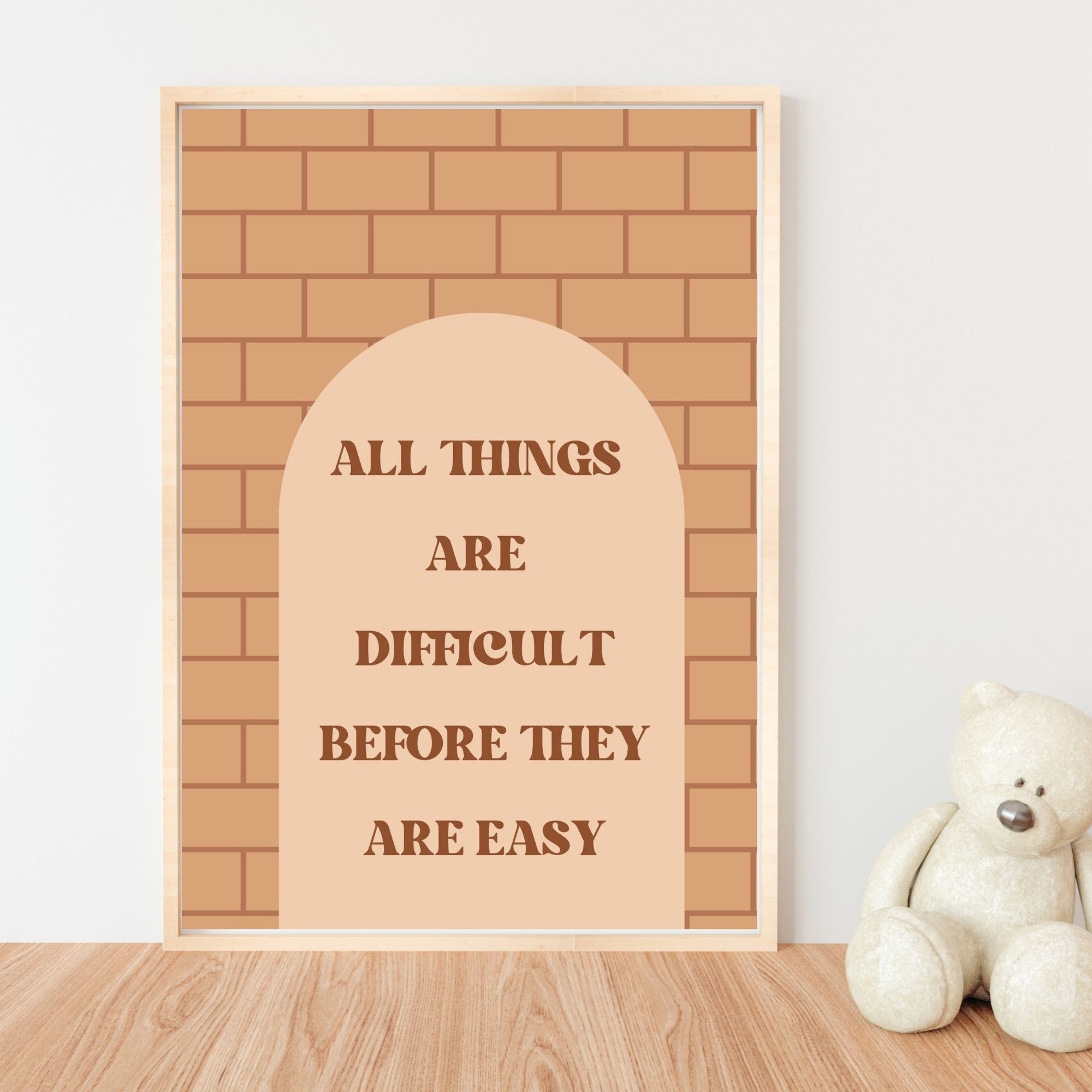 Growth Mindset Classroom Poster, Retro Classroom Quotes, Boho Classroom ...