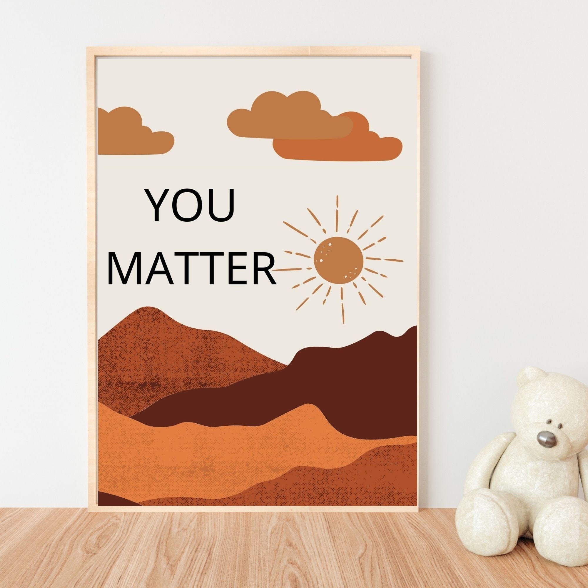 YOU MATTER Mental Health Printable Mental Health Poster - Etsy