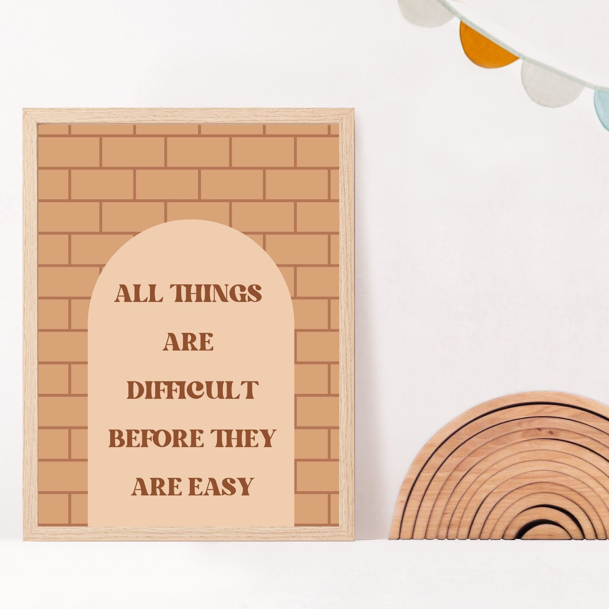 Growth Mindset Classroom Poster, Retro Classroom Quotes, Boho Classroom ...