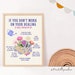 Healing Brain Art, Therapy Office Decor, Work on Your Healing Art Print ...