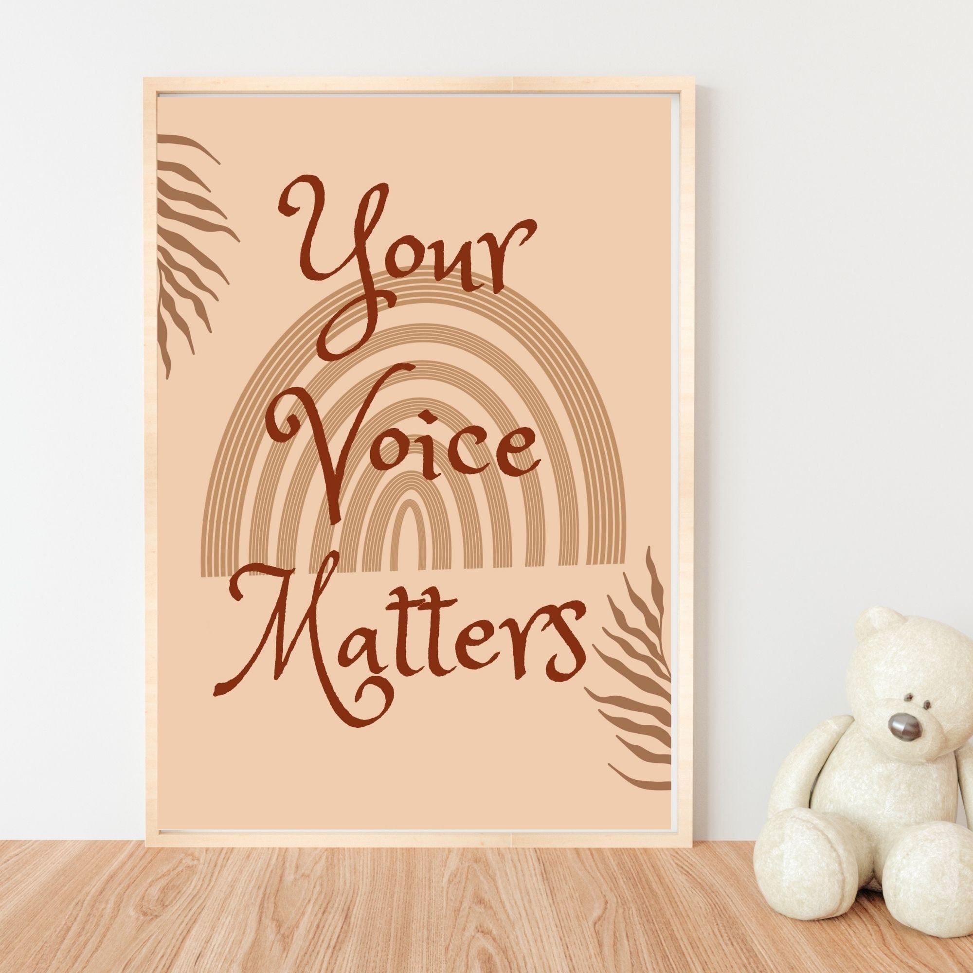 Your Voice Matters Printable Diversity Classroom Decor - Etsy