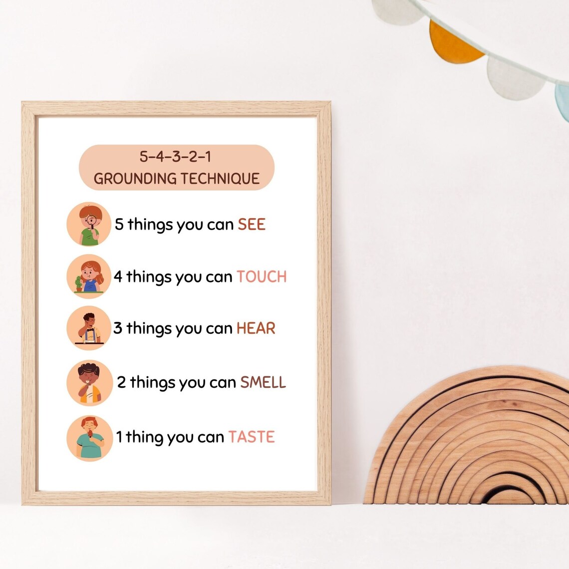 Calming Corner Strategies Posters Kit for Kids Set of 6 - Etsy