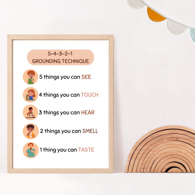 Calming Corner Strategies Posters Kit for Kids Set of 6 - Etsy