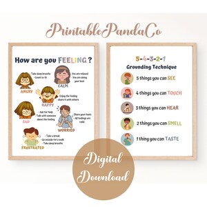 Therapy Office Decor Set of 25 Calm Corner Bundle, School Psychologist ...