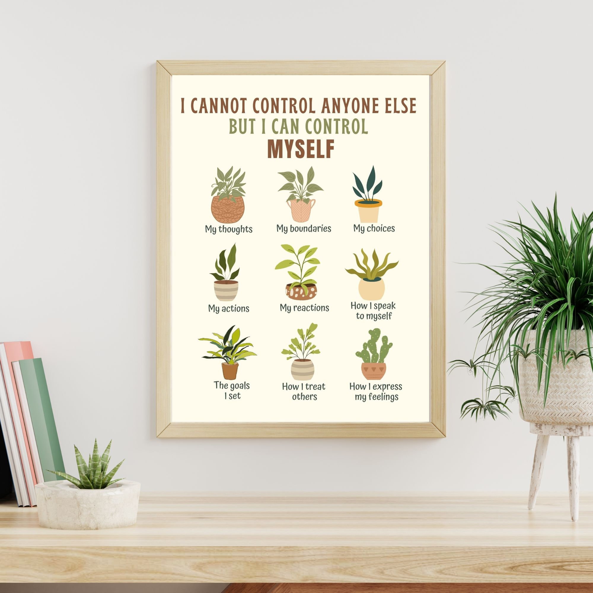 Things I Can Control Poster What I Can Control Therapy Office - Etsy
