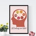 Feelings Poster, All Feelings Are Valid, Boho Calm Corner, Therapy ...