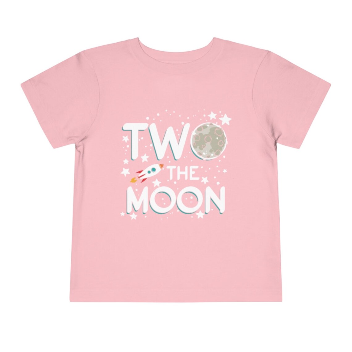Two the Moon Birthday Shirt 2nd Birthday Outfit Space - Etsy