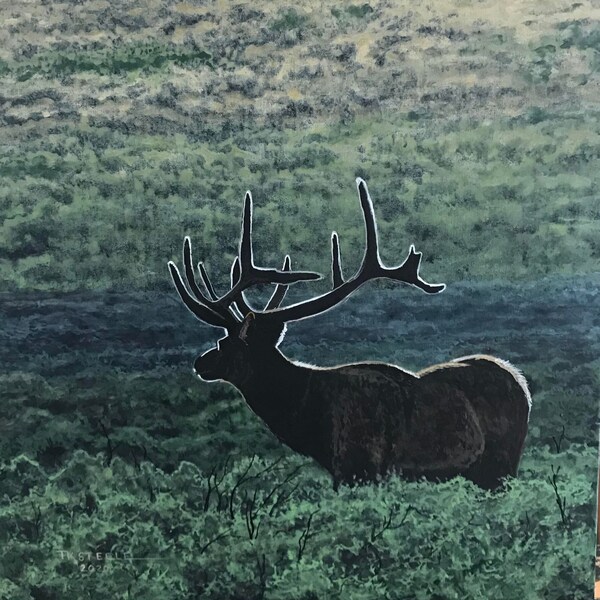 Elk Painting - Etsy