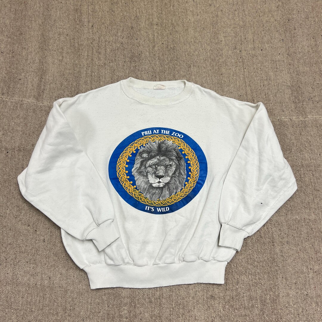 Vintage Toronto Zoo Sweatshirt Mens Medium White 1990s - Etsy