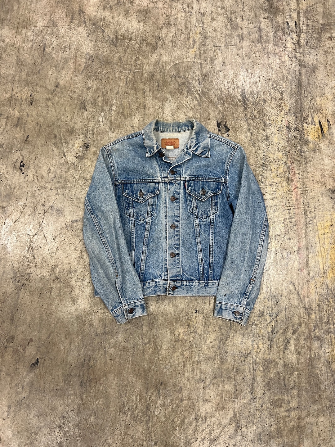 Vintage Levi's Denim Jacket Large 1980s - Etsy