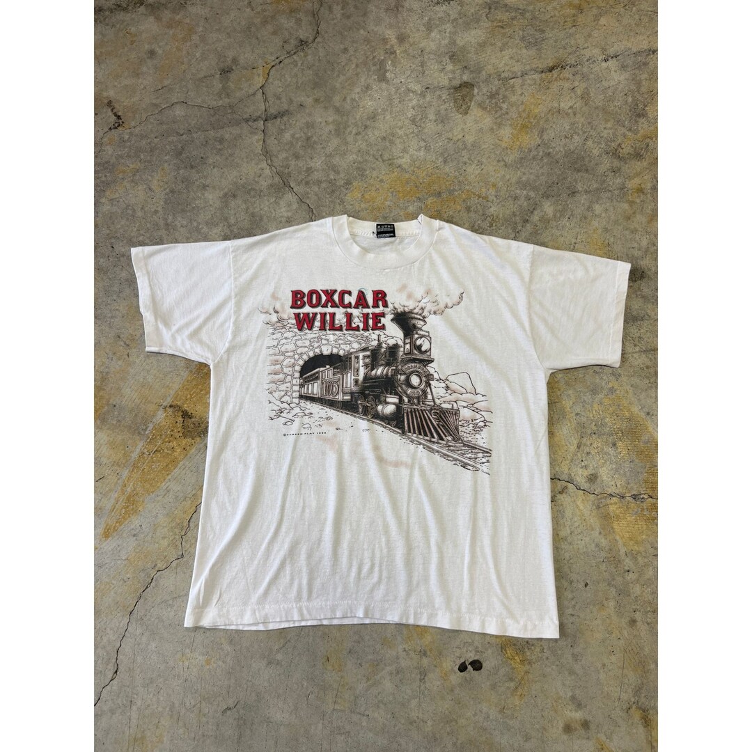 Vintage Boxcar Willie Shirt Extra Large 1990s White - Etsy