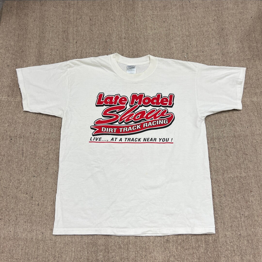 Vintage Late Model Dirt Racing Show Shirt XL White 2000s - Etsy