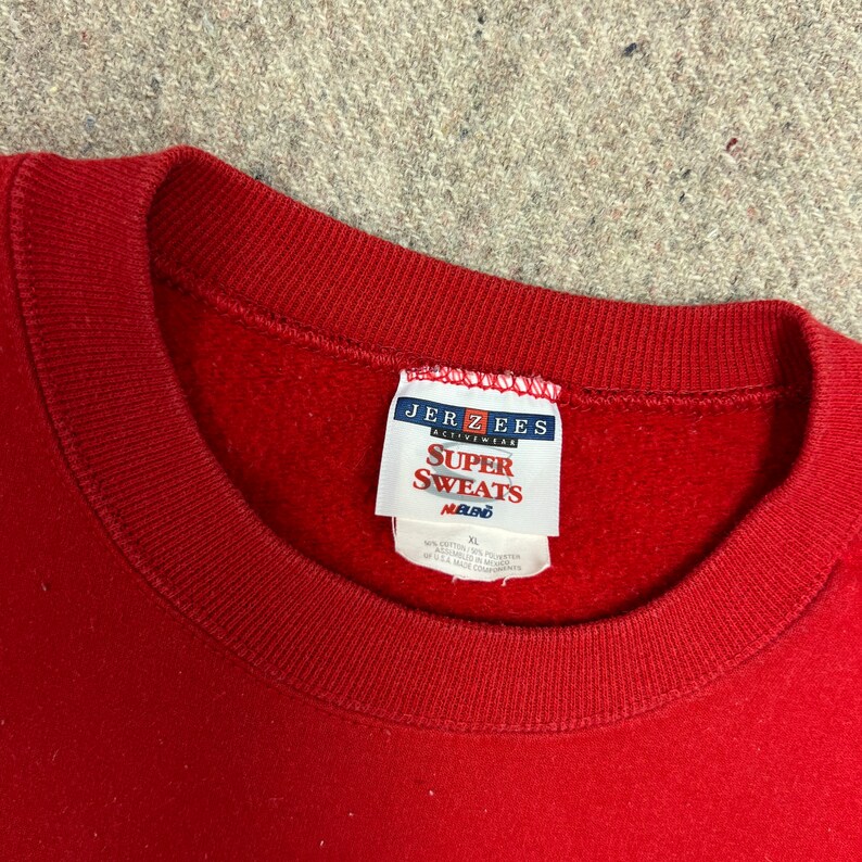 Vintage Cornell Sweatshirt XL Red 1990s University - Etsy