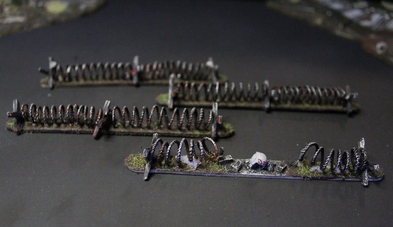 Miniature Wargaming Terrain Barbed Wire - Etsy