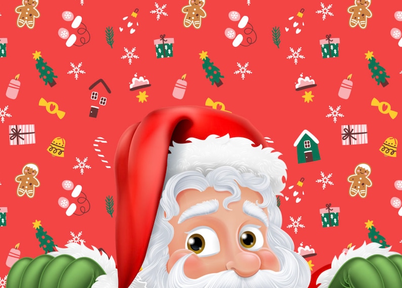 Christmas Santa Printable - Etsy