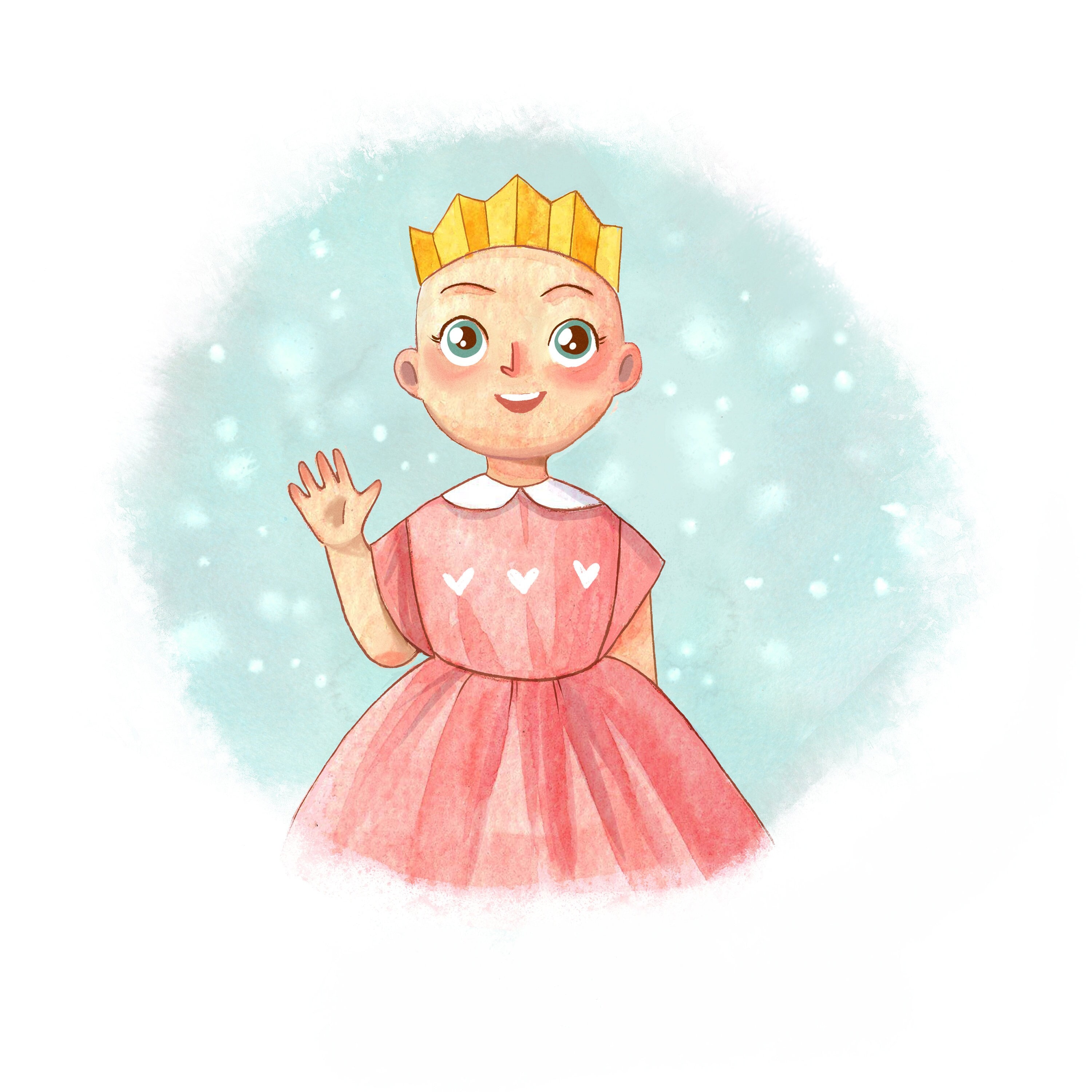 The Bald Princess - Etsy