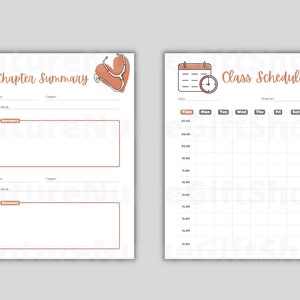 Nursing Planner-sheets Nursing Student Gifts-nursing School - Etsy