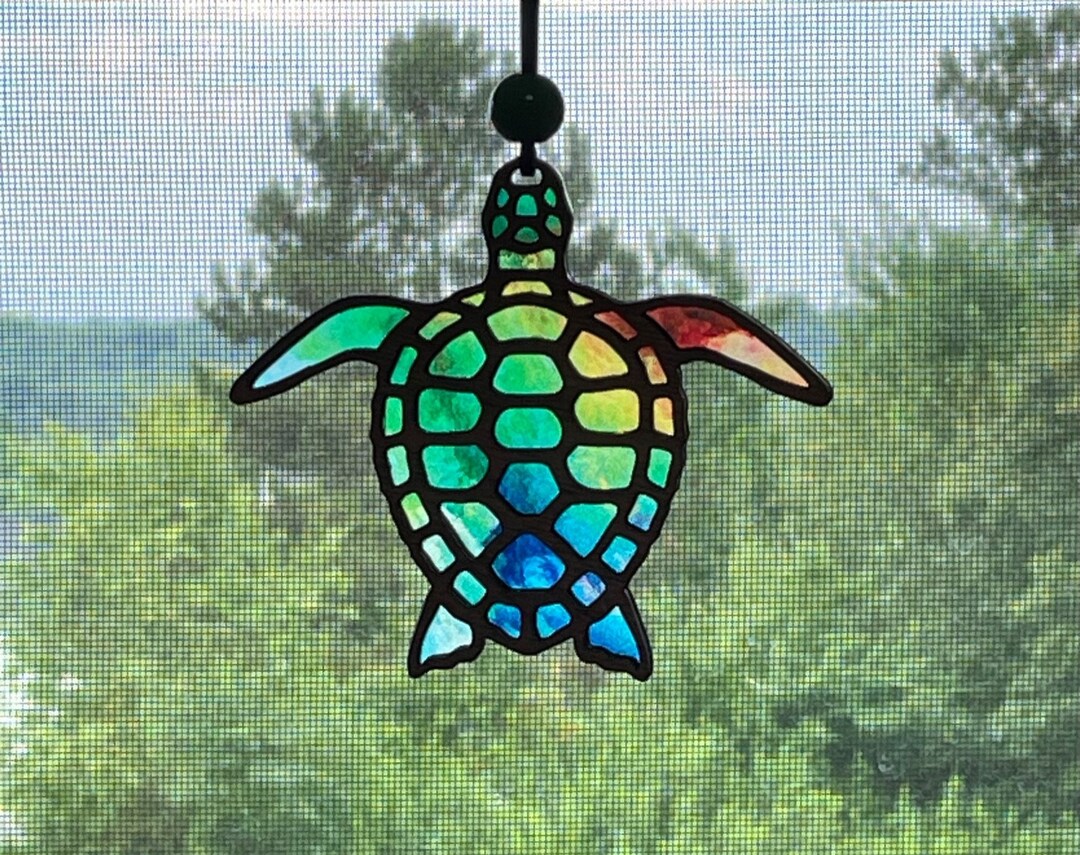 Sun Catcher Turtle Suncatcher Sun Catcher for Window - Etsy